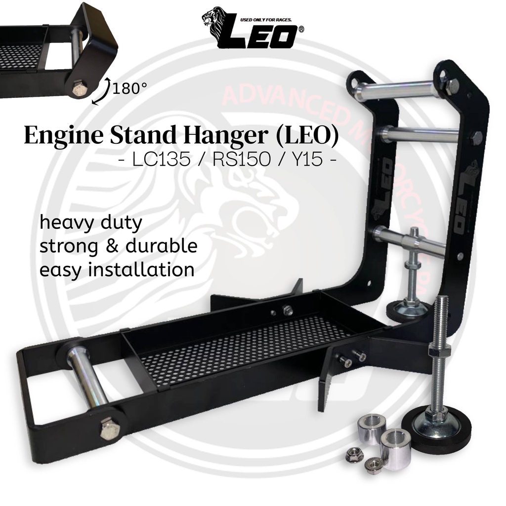 [READY STOCK] ENGINE STAND HANGER (LEO) LC135 / RS150 / Y15 | Shopee ...