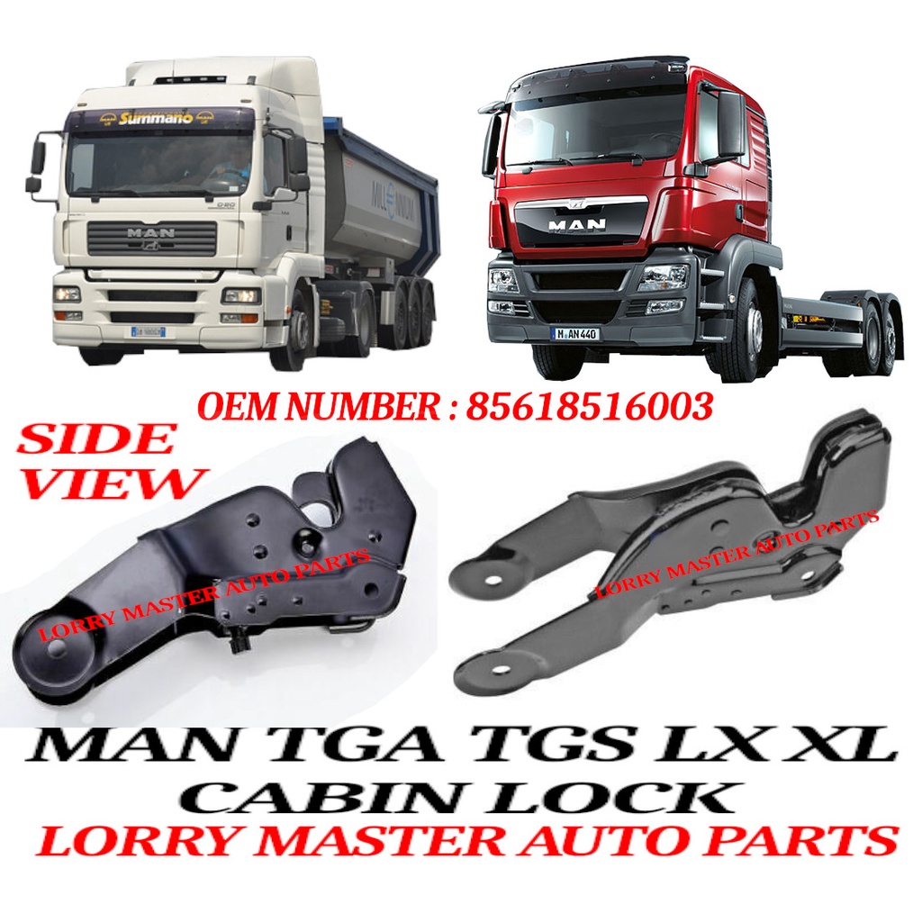 CABIN LOCK MAN TRUCK TGA TGS TGX LX XL XXL 85618516003 | Shopee Malaysia