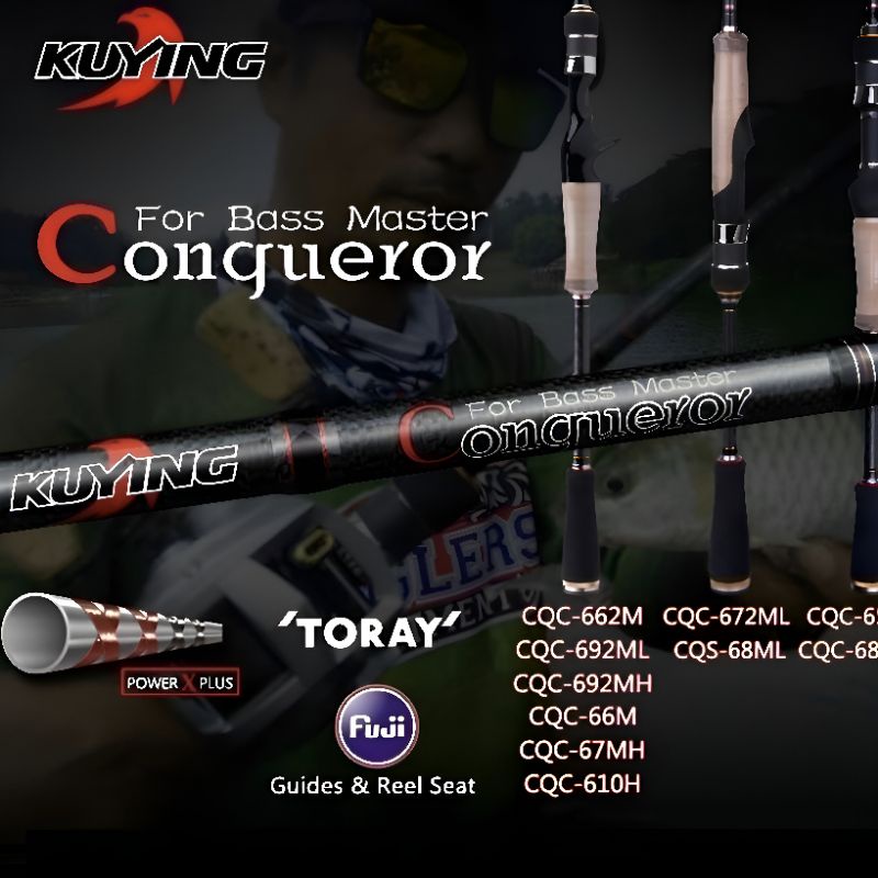 Kuying conqueror fishing rod | Shopee Malaysia