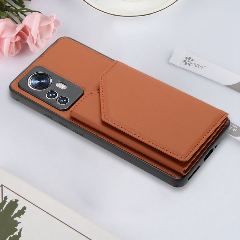 Luxury Cards Holder Pouch Kickstand PU Leather Back Cover Case For ...