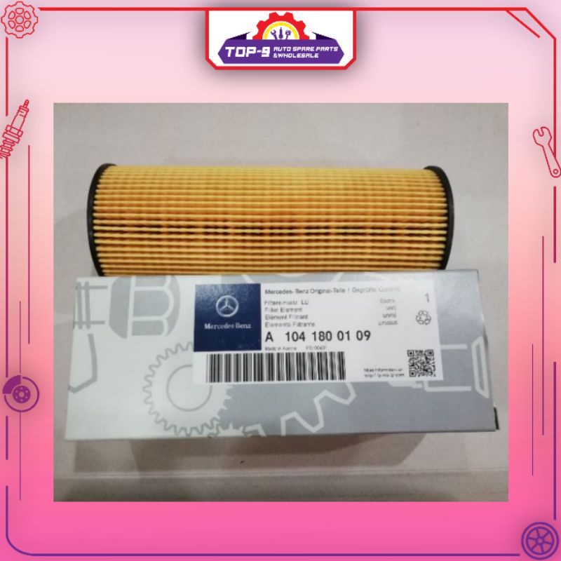 MERCEDES BENZ W202 W203 C200 OIL FILTER (A1041800109)(HU727/1)(OX133D ...