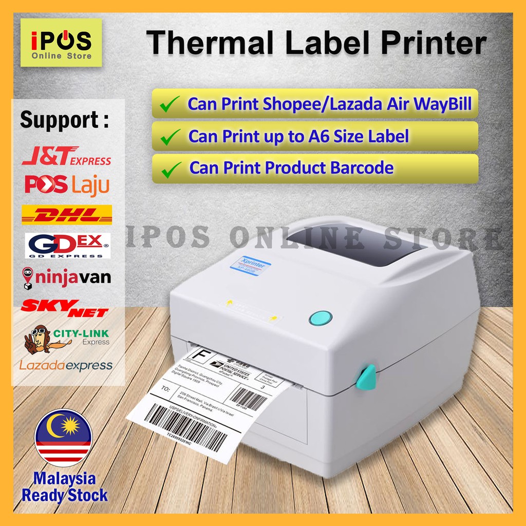 Thermal Label Printer to Print Shopee & Lazada Air Waybill / AWB ...
