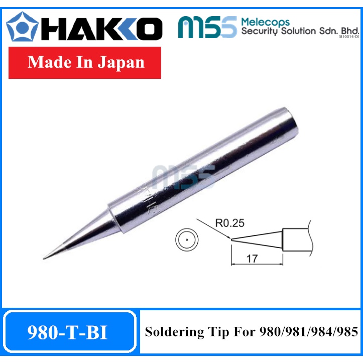 HAKKO Presto 980-T-BI Shape-BI Solder Tip | Shopee Malaysia