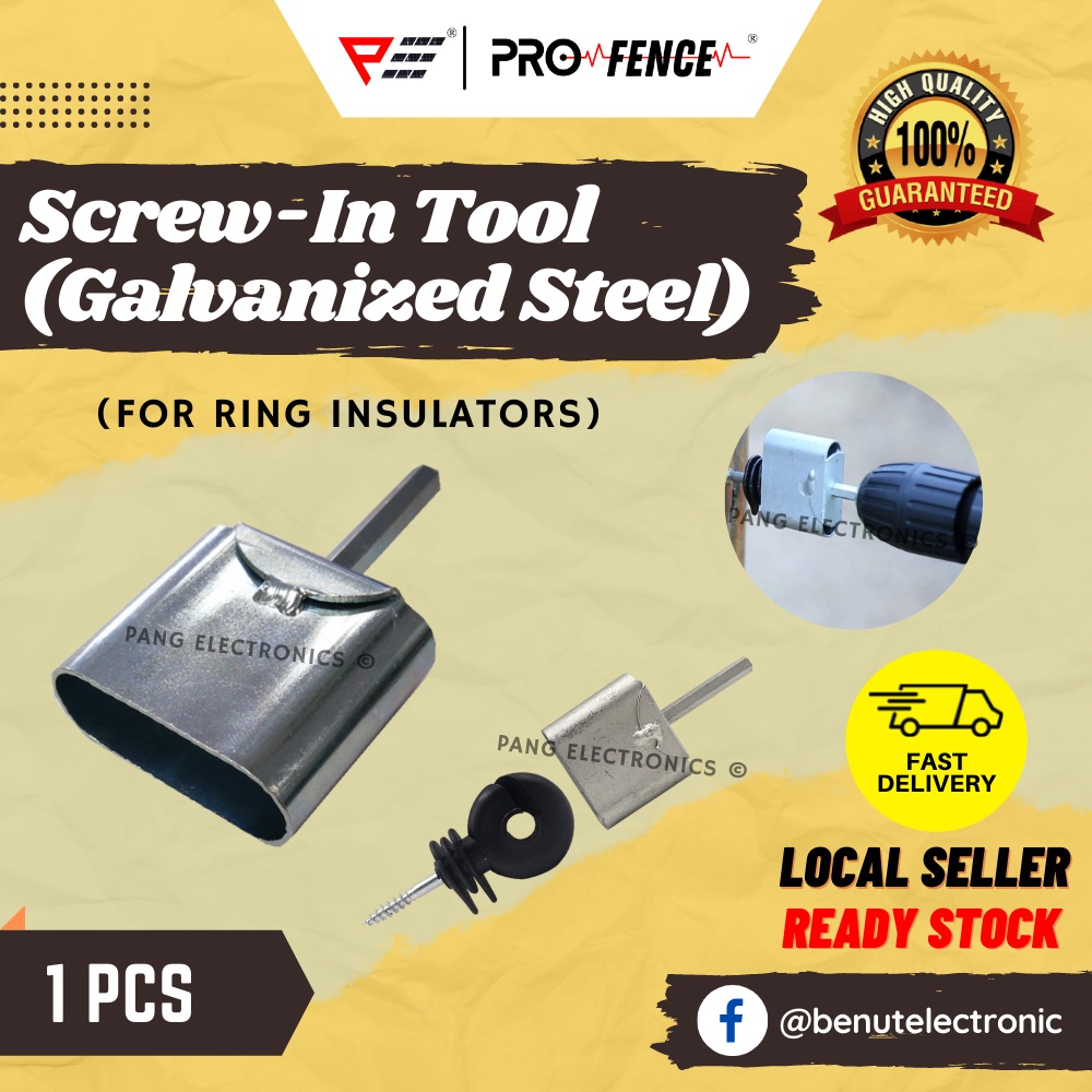 Pro Fence Ring Insulator Drill Tool Screw In Tool Installation Tool ...