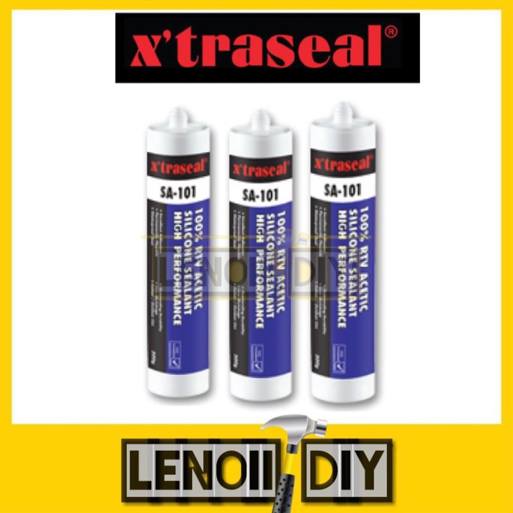 XTRASEAL SA-101 100% RTV Acetic Silicone Sealant - High Performance | Shopee Malaysia