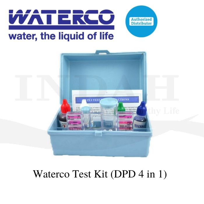 WATERCO Pool Accessories Swimming Pool Water Test Kit (DPD 4 in 1 ...