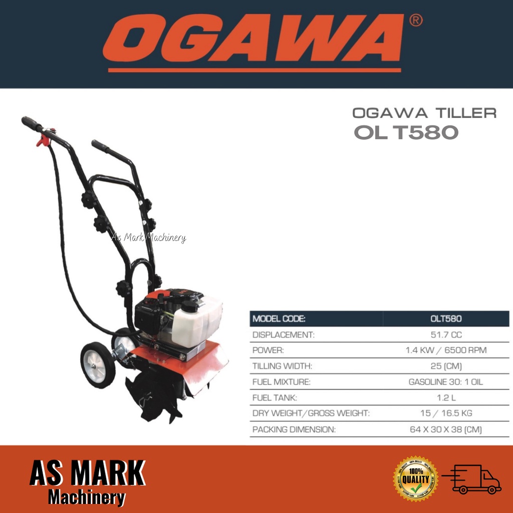 Ogawa Model OLT580 / KOSHI Mini Tiller 2 Stroke Engine | Shopee Malaysia