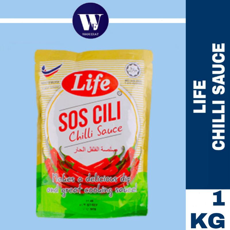 [1KG] LIFE CHILLI SAUCE | SOS CILI LIFE (POUCH) | Shopee Malaysia
