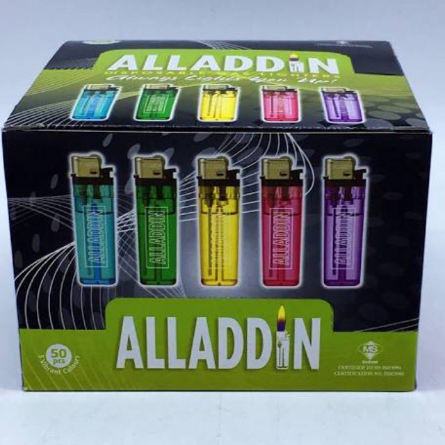 [READY STOCK] Aladdin Disposable Gas Lighters - Mix Colours Lighters ...