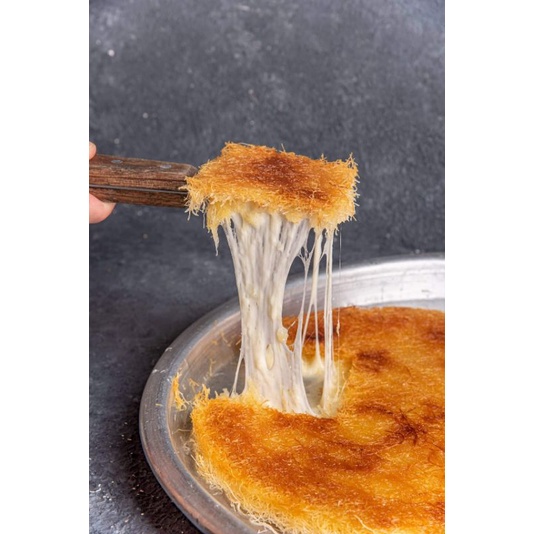 Kunafa with Akkawi Cheese Ready to Eat Kunafa- delicious Taste - Fast ...