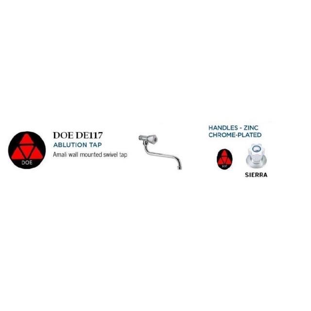 [TKM] DOE DE117 AMALI WALL ABLUTION TAP / WUDUK / SEMBAHYANG C/W ABS ...
