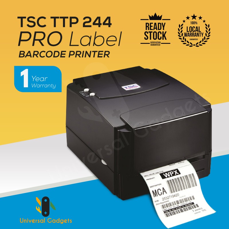 TSC TTP 244 PRO Label Barcode Printer (1 Year Waranty) | Shopee Malaysia