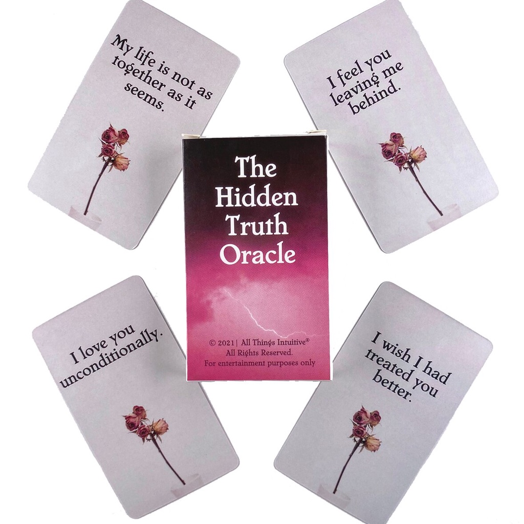 The Hidden Truth Oracle Cards Leisure Party Table Game Fortune-telling ...
