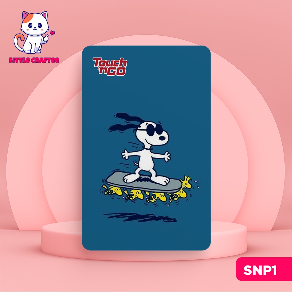 Snoopy [Series 1] - TnG Card Sticker Cover (Waterproof, High Quality ...