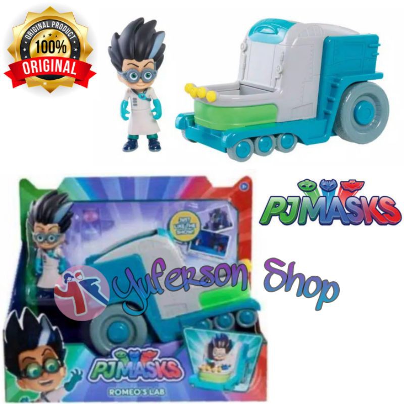Pj Masks Romeo's Lab Vehicle and Figure | Shopee Malaysia