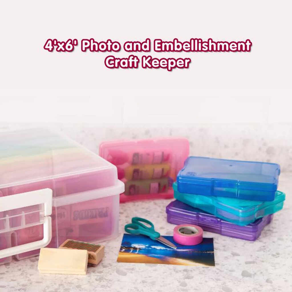 [lovoskiMY] Photo Storage Organizer Box Case, Photographs and ...