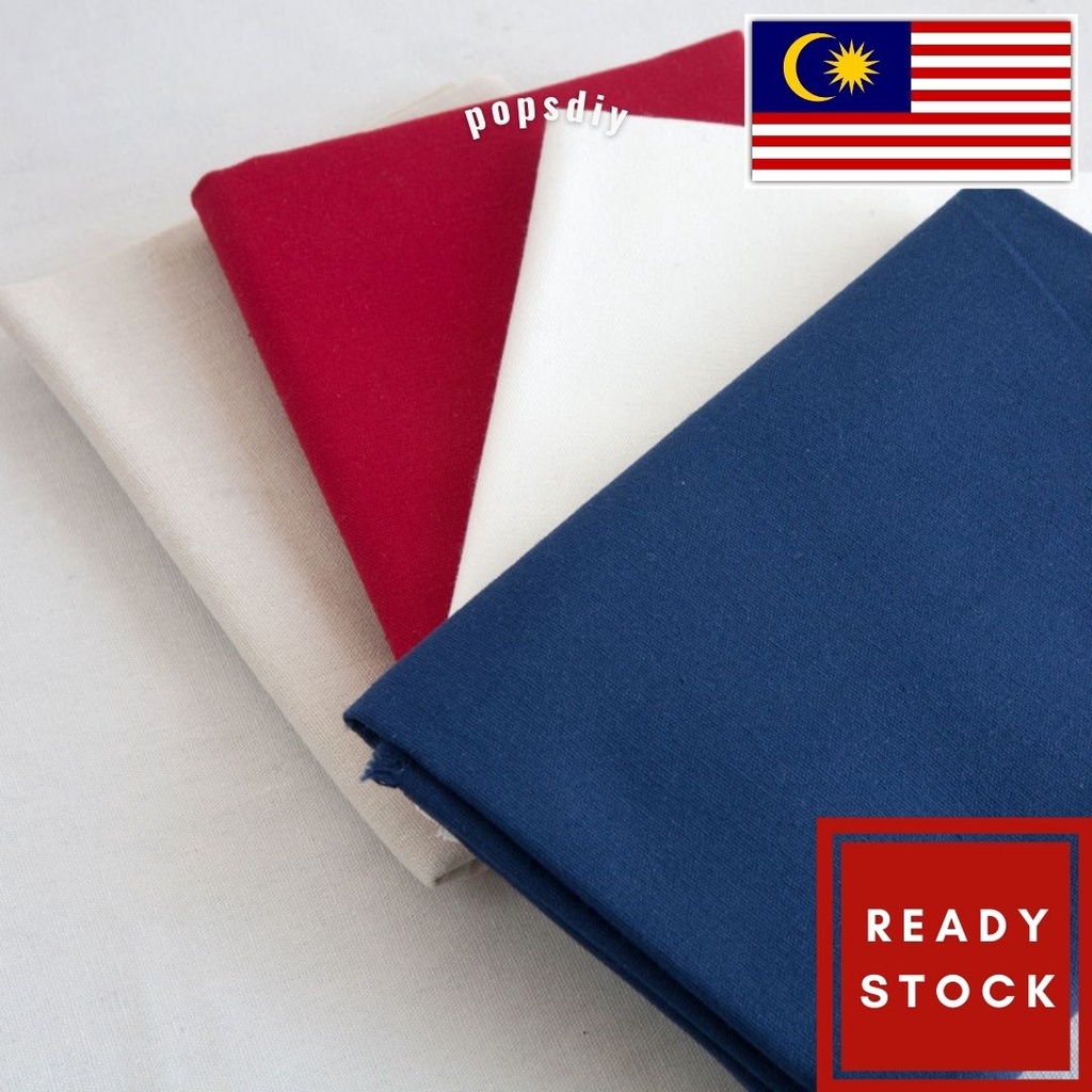 [READY STOCK] Premium Quality Cotton Linen Sewing Cloth | Embroidery ...