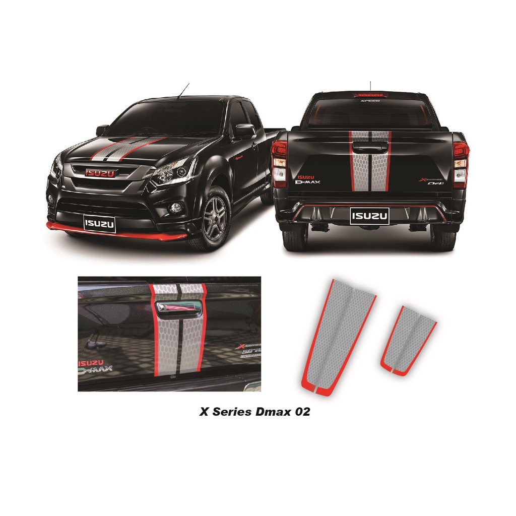 isuzu dmax x-series oem body sticker | Shopee Malaysia