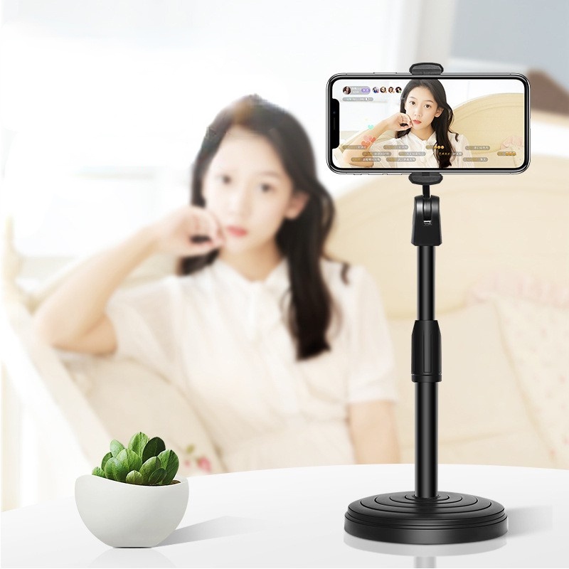 Phone Stand Holder Mini Table Kaki Fon Klip Meja Live Streaming Video ...