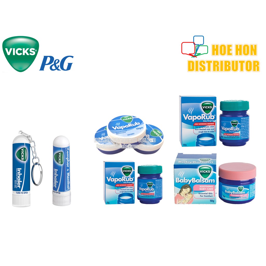 Vicks Vaporub 10g 25g 50g Vicks Inhaler Keychain Vicks Baby Balsem 50g ...