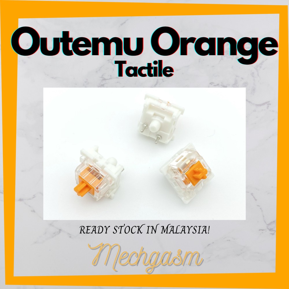 Outemu Orange Tactile Switch for Mechanical Keyboard Krytox by Mechgasm ...
