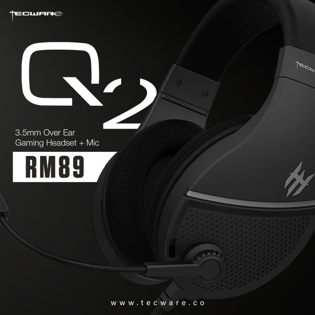 [MECH HAUS] TECWARE Q2 GAMING HEADSET | Shopee Malaysia