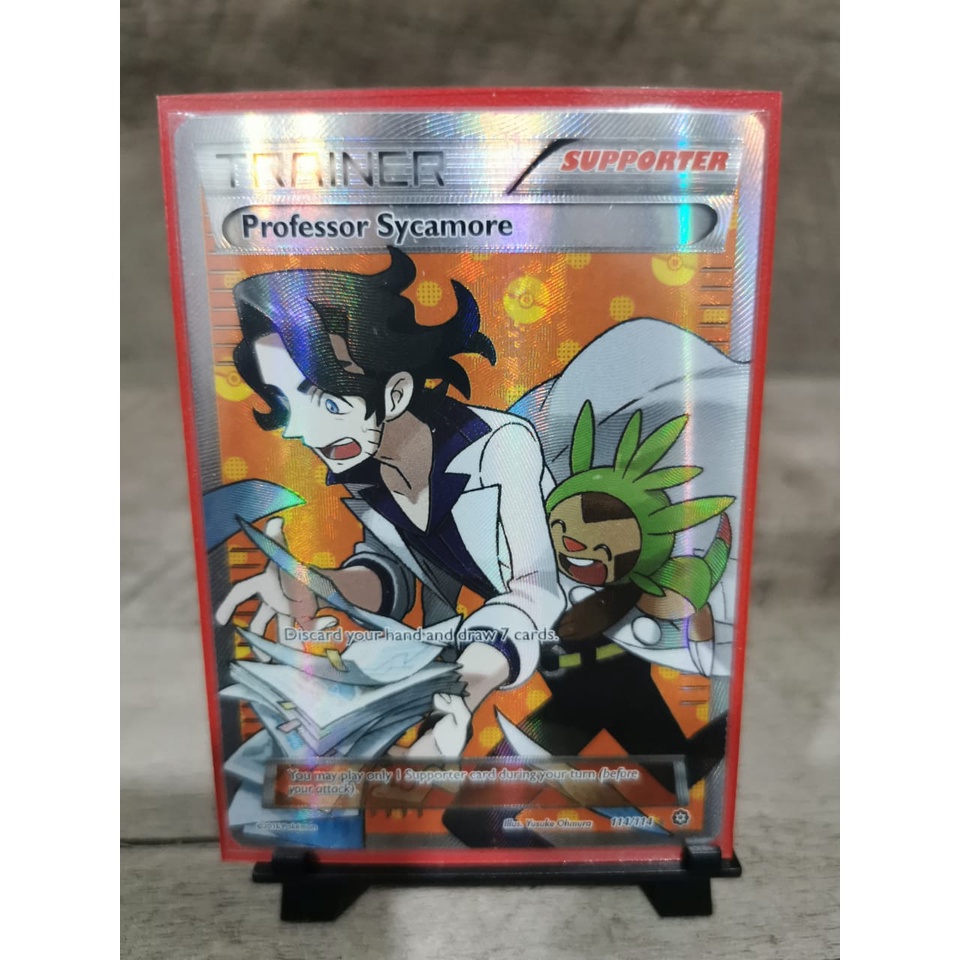 Pokemon TCG - Professor Sycamore - 114/114 - Full Art Ultra Rare ...
