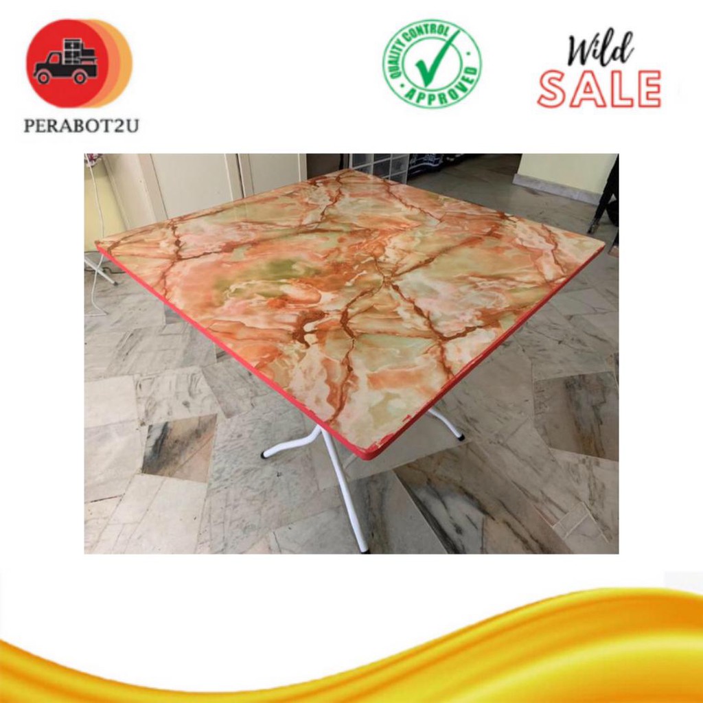 P2U 3V meja fomica/ meja kukuh / meja makan / meja kedai makan / meja ...