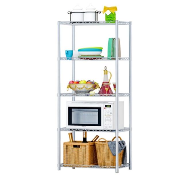 🔥READY STOCK🔥 5TIER KITCHEN ORGANIZER STEEL RACK | Shopee Malaysia