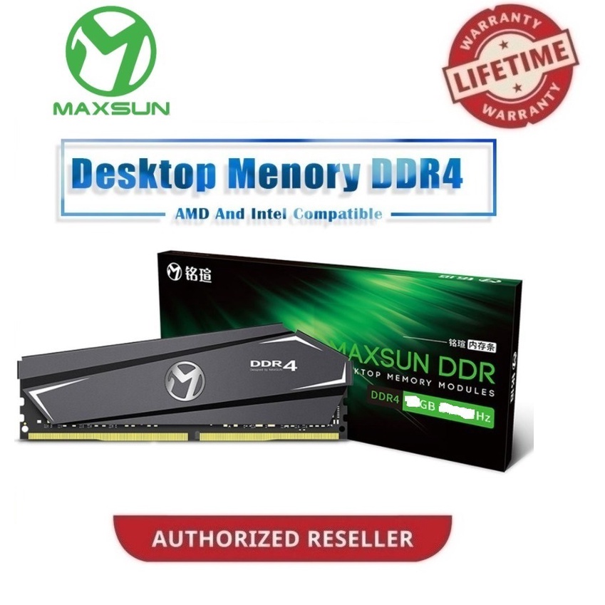 Maxsun Terminator DDR4 2666Mhz RAM 8GB | Shopee Malaysia