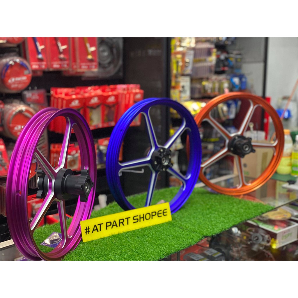 AJI RACING SPORT RIM FG505 CUSTOM HUB , PLUG AND PLAY Y15ZR ,HIGH QUALITY PRODUCT | Shopee Malaysia