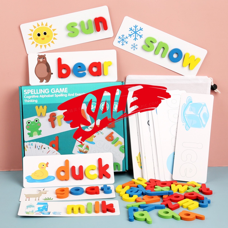 ABC Alphabet Number and Spelling Words Game Digital Letter Recognition ...