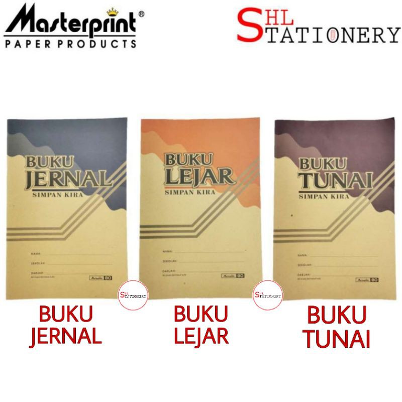 F4 Account Book Buku Jernal / Tunai / Lejar Simpan Kira 80 pages ...