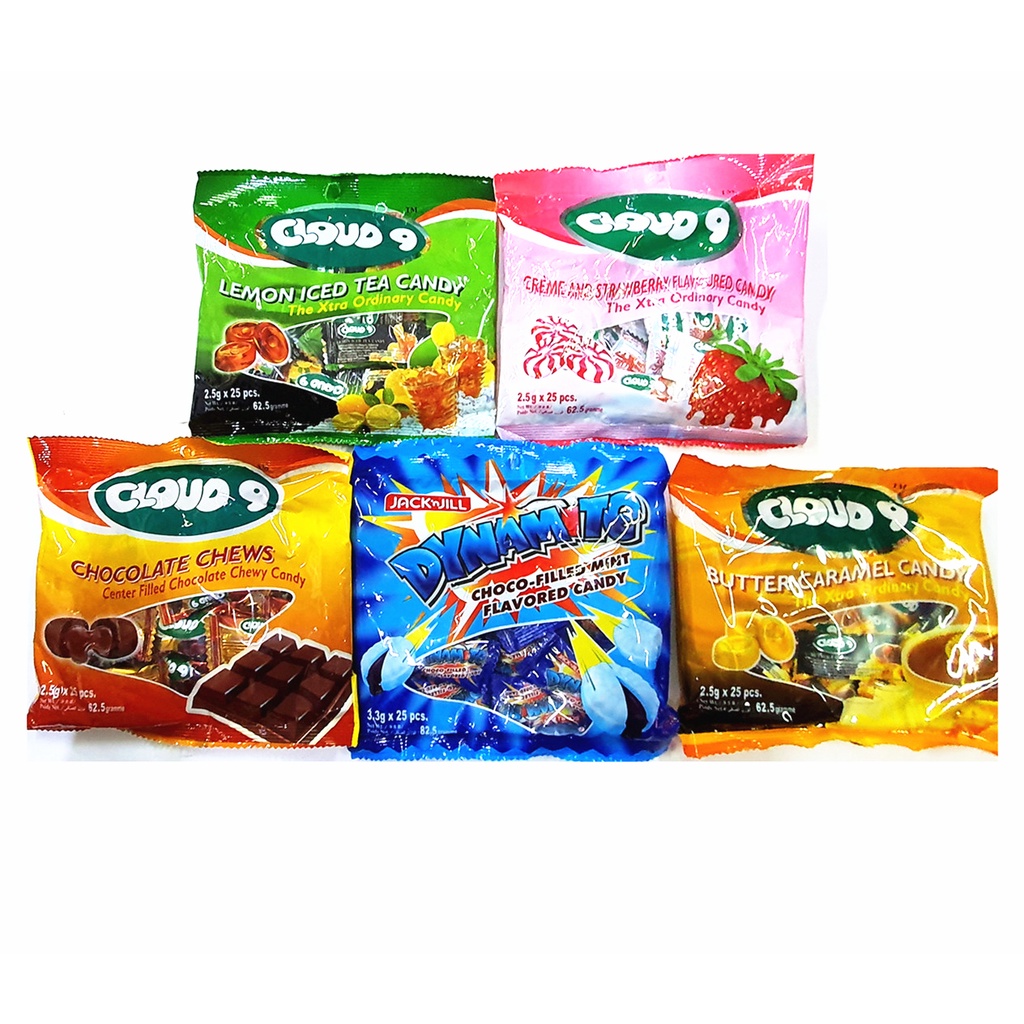 25pcs Cloud 9 Candy Gula gula Sweet Cloud9 Dynamite Small Pack cny ...