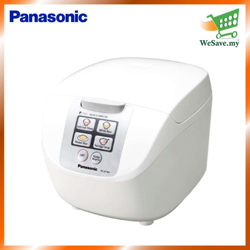 Panasonic SR-DF181 Jar Rice Cooker (Microcomputer) 1.8L - Silver ...