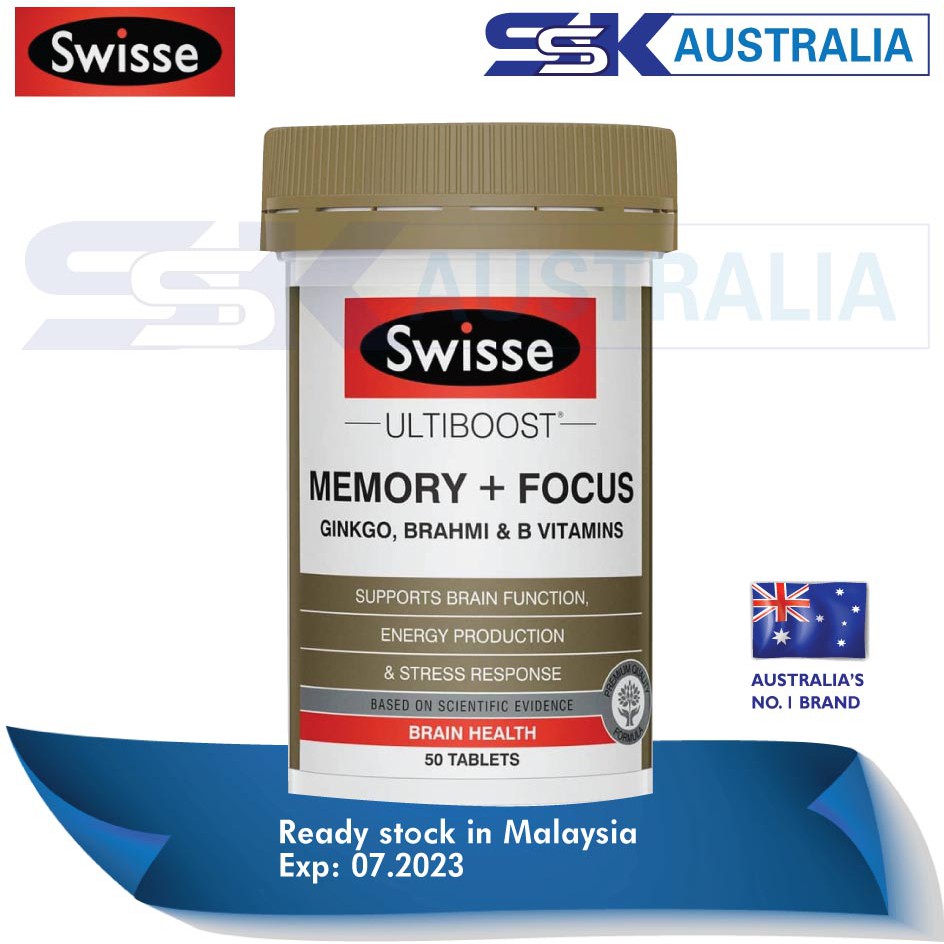 [100% Authentic] Swisse Memory + Focus (50 tablets) | Shopee Malaysia