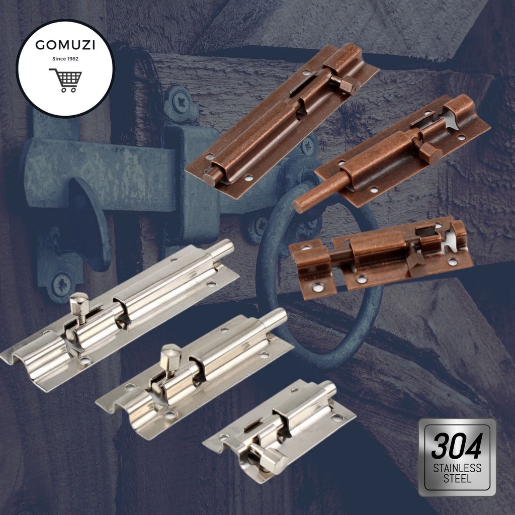 Tower Bolt 3" 4" AC SS | Shopee Malaysia