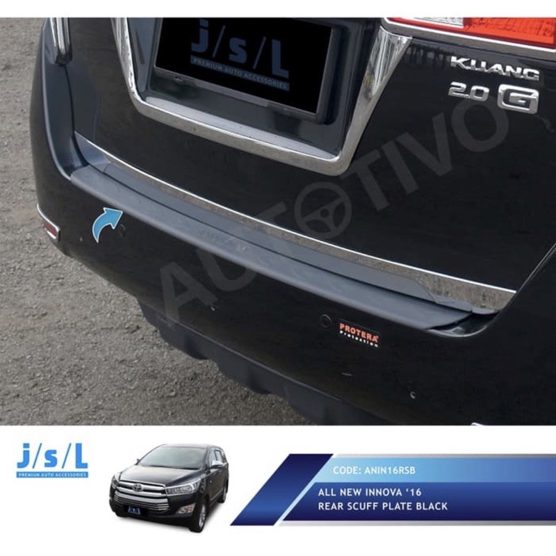 HITAM All NEW INNOVA REBORN 2016 2020 2021 SILLPLATE SILL PLATE REAR SCUFF Black | Shopee Malaysia