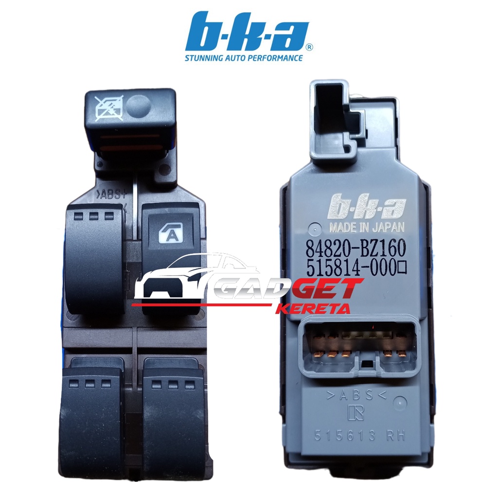 BKA JAPAN POWER WINDOW MAIN SWITCH PERODUA MYVI VIVA ALZA AXIA ( 100% ...