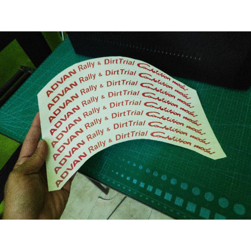 STICKER ADVAN RC (cutting) | Shopee Malaysia