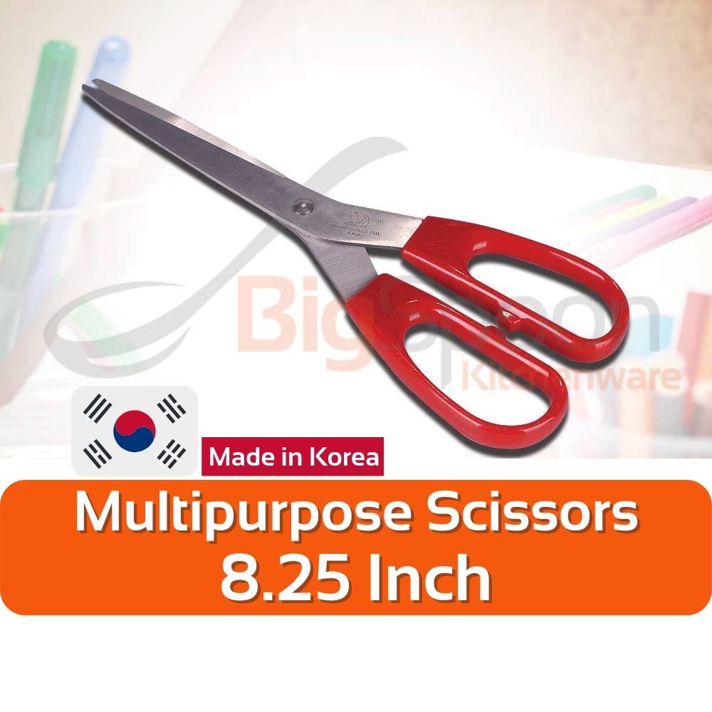 GOLDEN FISH Korea Multipurpose Scissors in Stainless Steel Gunting ...