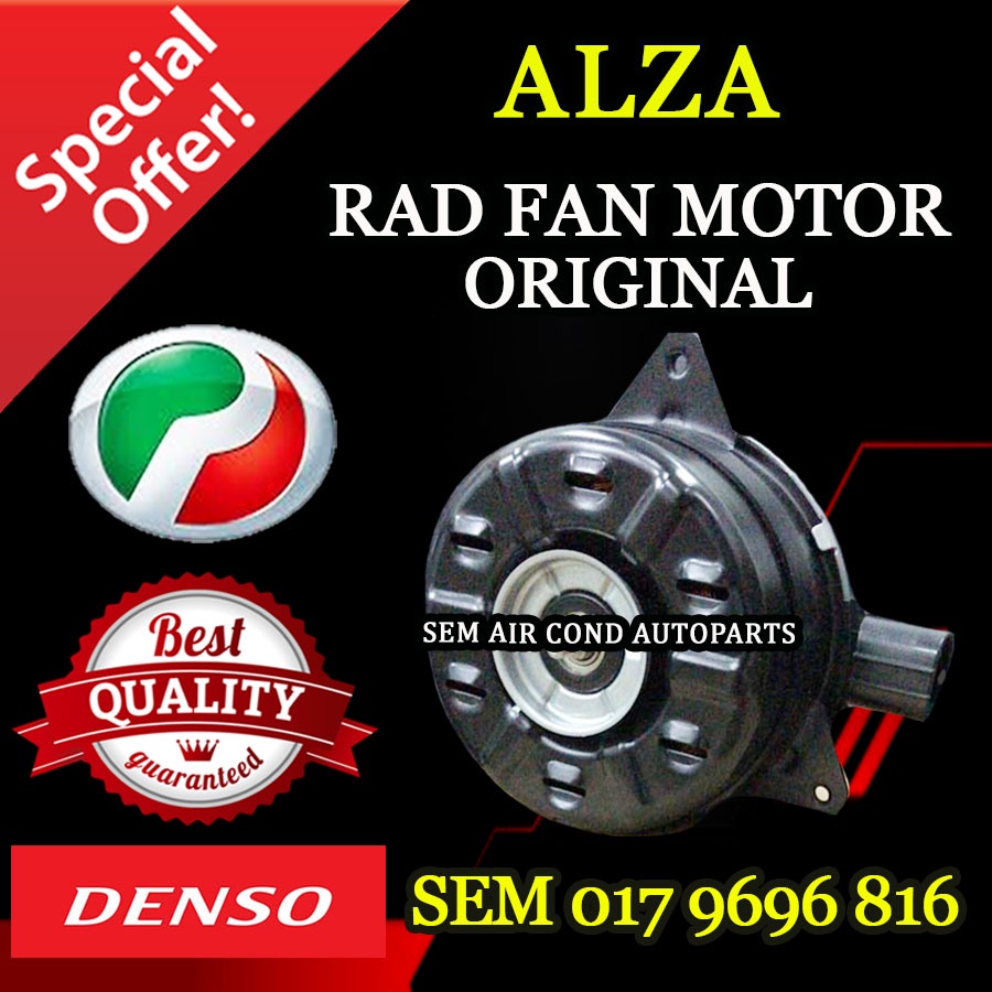 PERODUA ALZA ORIGINAL DENSO ND RAD/ RADIATOR FAN MOTOR (CAR AIRCOND ...