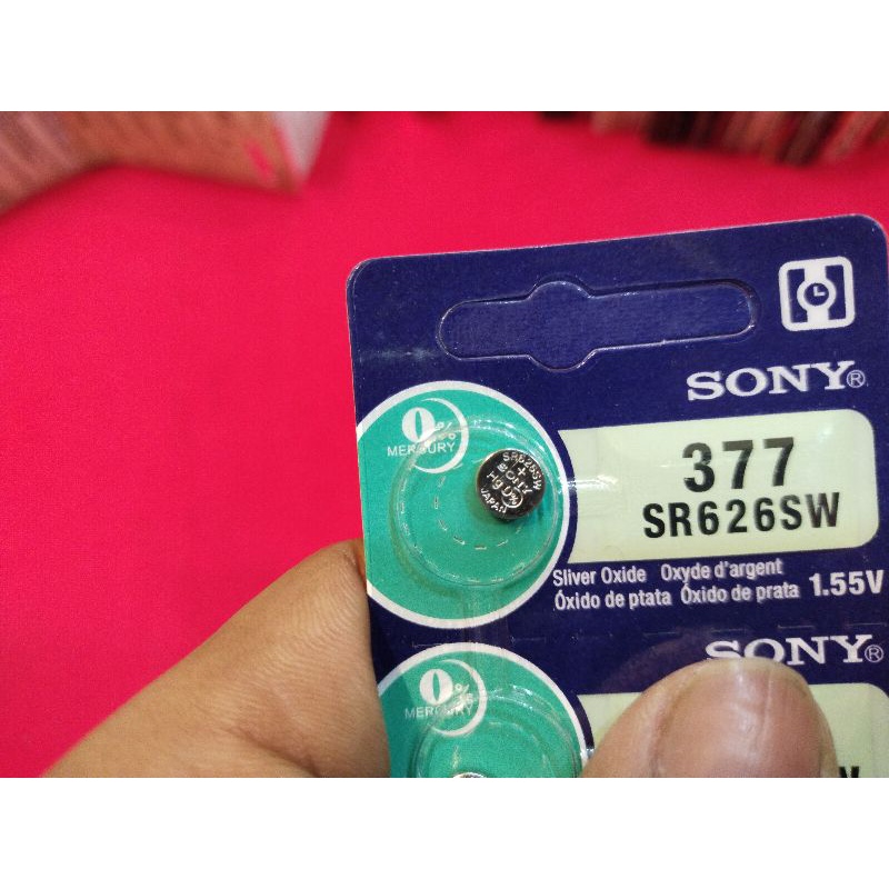 sony batteries SR626SW /377 battery 1.55v (1pc) battery Sony original ...