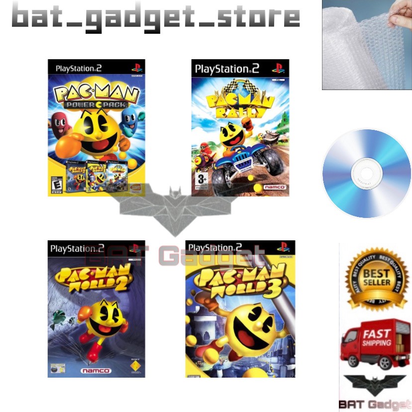🔥 PS2 CD GAMES / Pacman Rally / Pacman Power Pack / Pacman World 2 ...