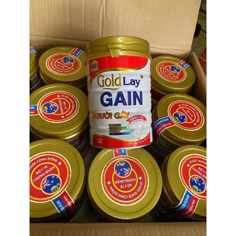 [Wholesale 6 cans] goldlay Gain powdered milk for skinny people 900G ...