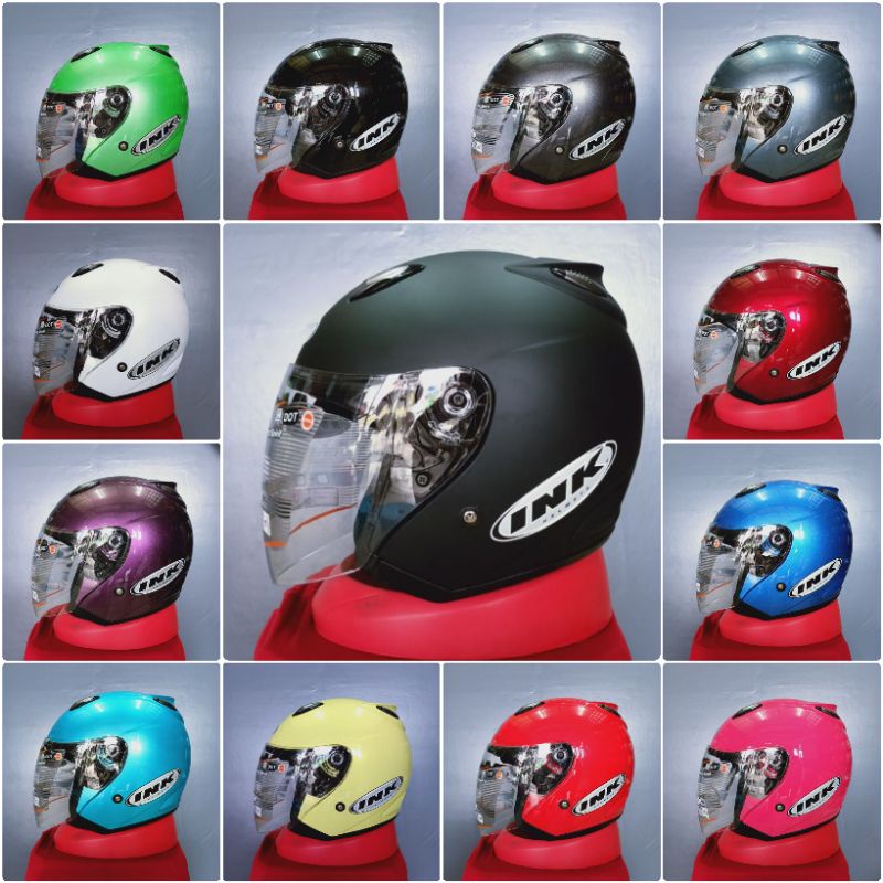 Original Centro Jet Ink Half Face Helmet | Shopee Malaysia