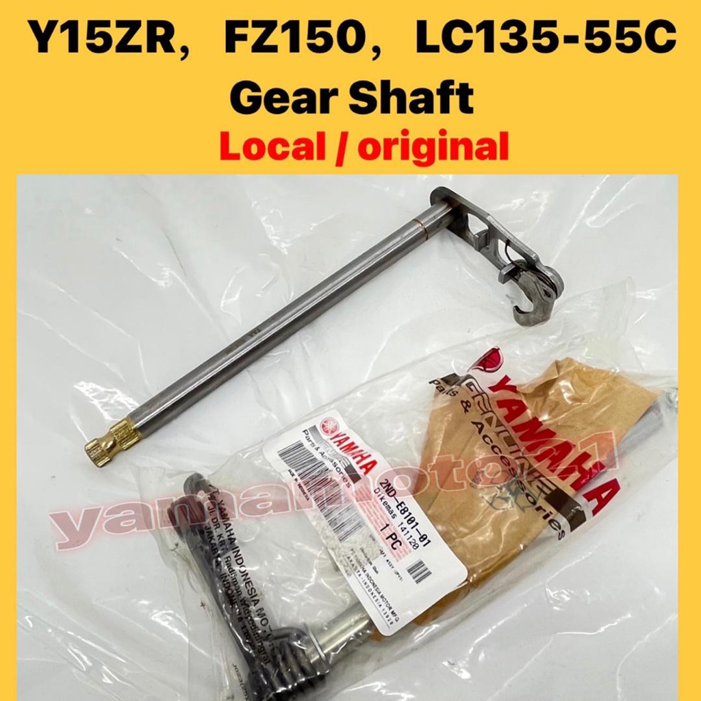YAMAHA YSUKU Y15 ZR Y15ZR FZ150 LC5S LC135 5S GEAR SHAFT LOCAL & ORIGINAL 2ND-E8101 GEAR SHAFT ...