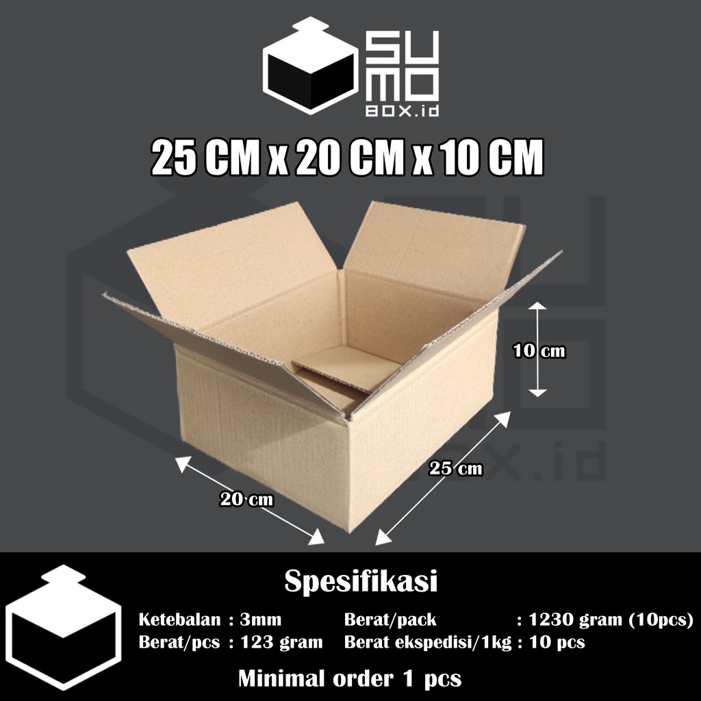 New 25x20x10 Packing Cardboard / Cardboard / Packing Box 25 x 20 x 10 ...