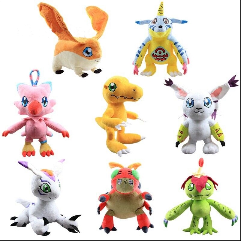 Digimon Plush Toy Agumon Tailmon Stuffed Animal Soft Dolls Fans Gift ...