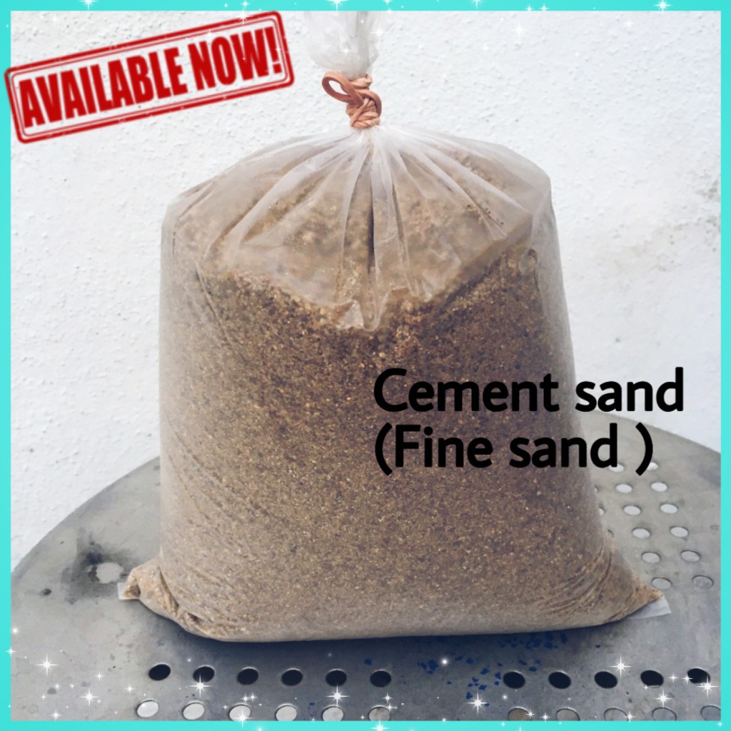 Pasir Simen Cement Sand Building Material Halus/ Kasar +/-2kg | Shopee ...